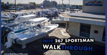 New 2019 Sportsman 267 Walkthrough Video - The Boat House